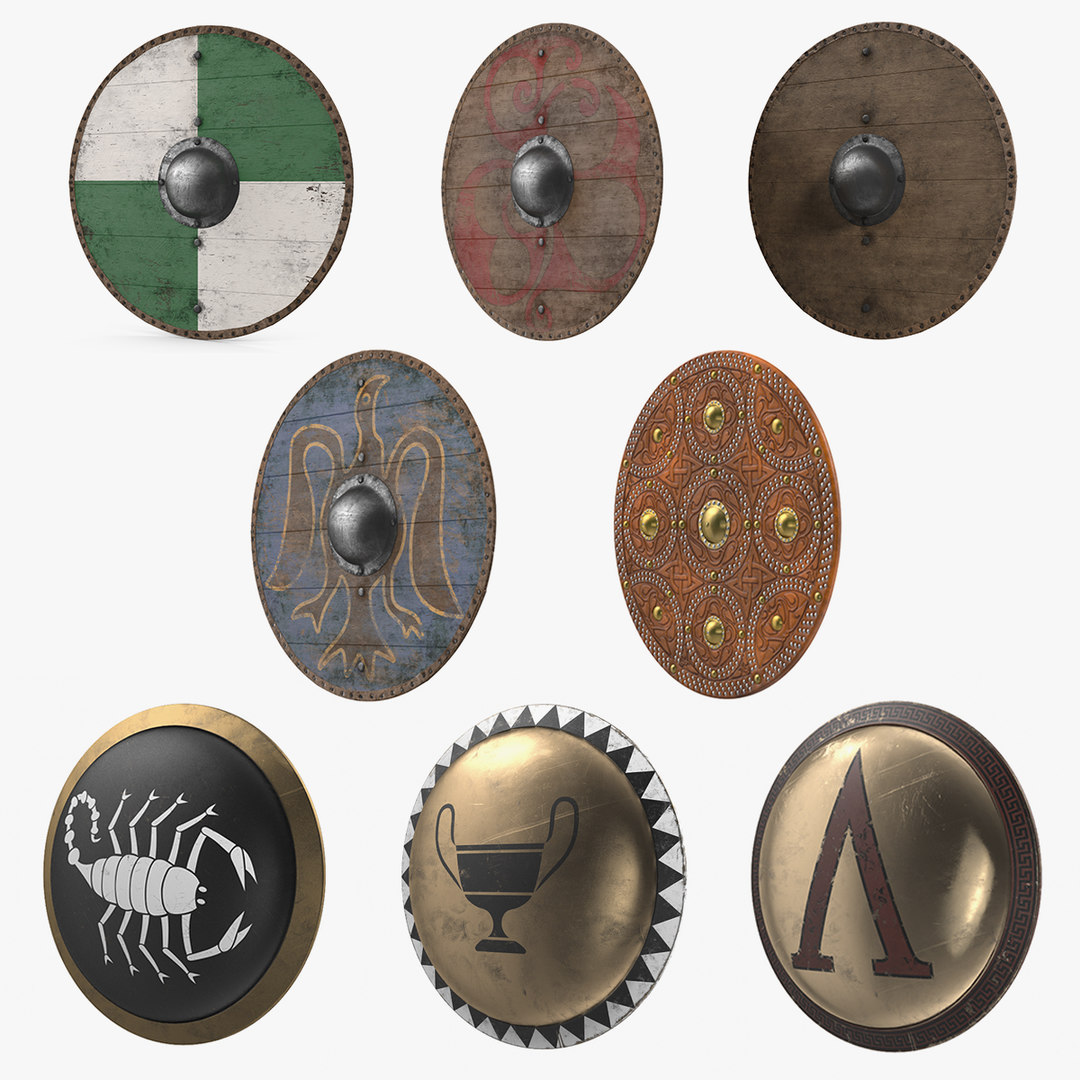 3D medieval shields model - TurboSquid 1532875