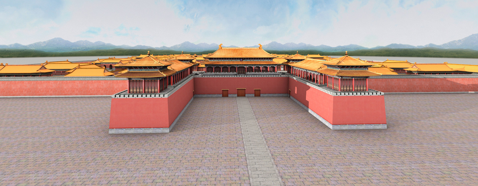 Forbidden city 3D model - TurboSquid 1532659
