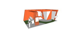 SketchUp Booth Models | TurboSquid