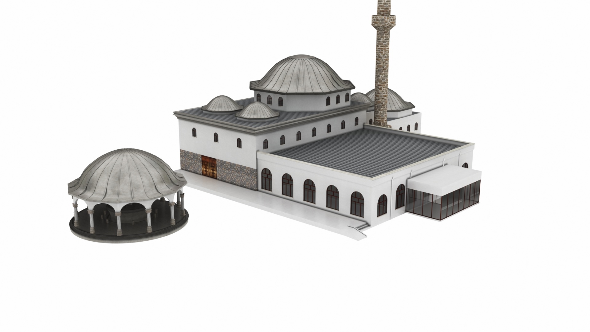 Mosque fountain 3D - TurboSquid 1532698