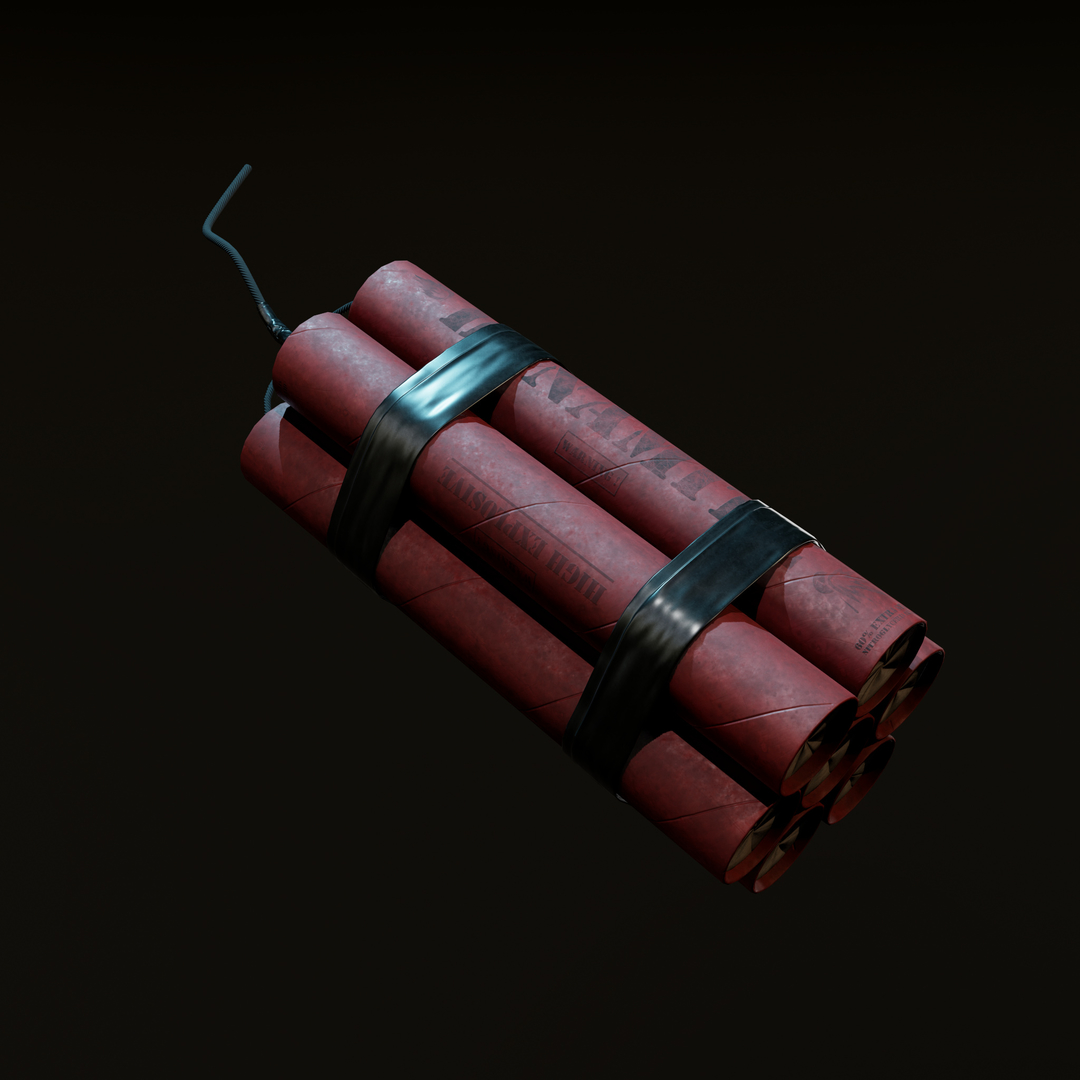 Dynamite pack 7 - model - TurboSquid 1532819