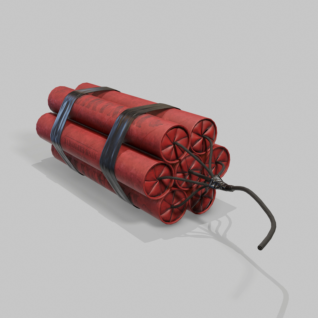 Dynamite pack 7 - model - TurboSquid 1532819