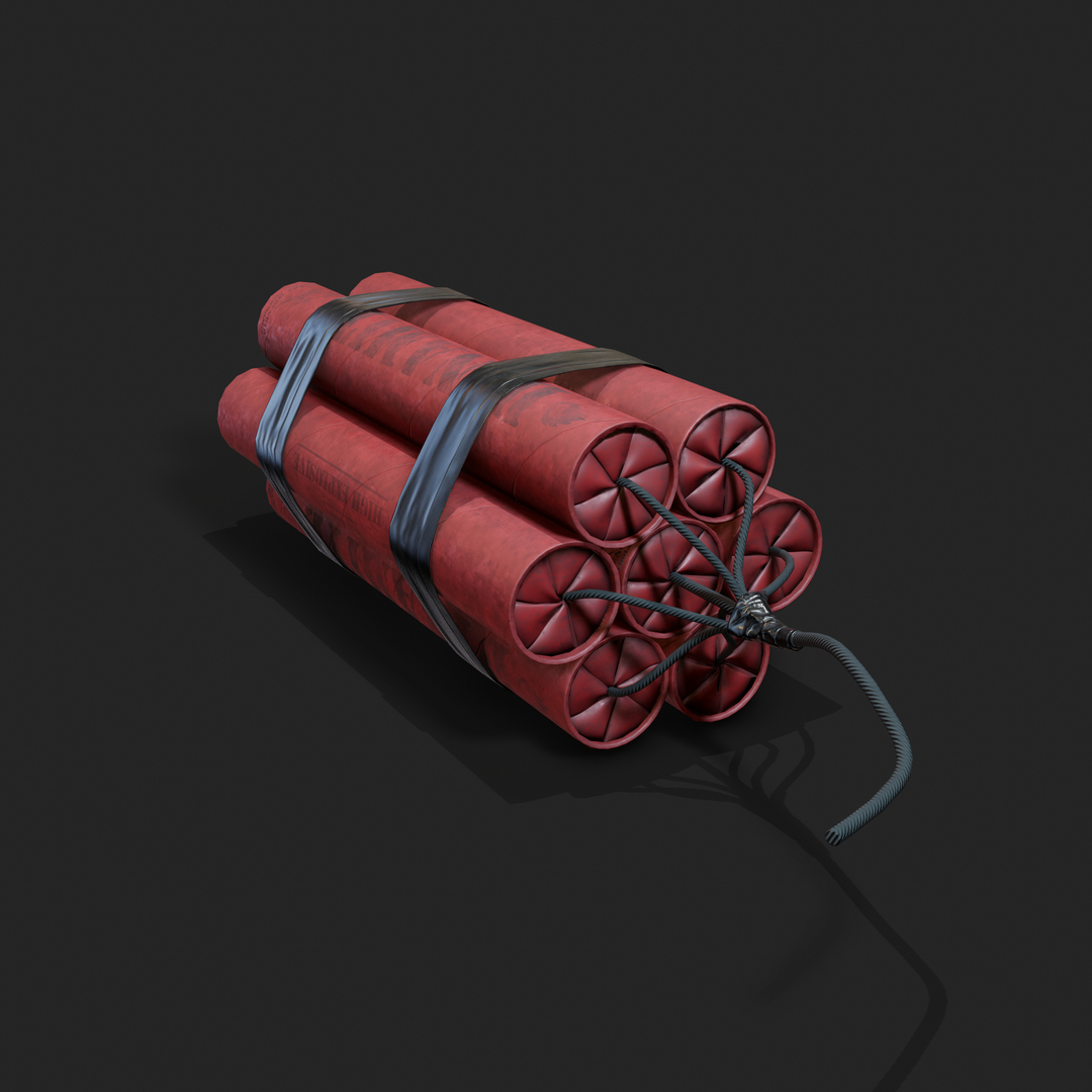 Dynamite pack 7 - model - TurboSquid 1532819