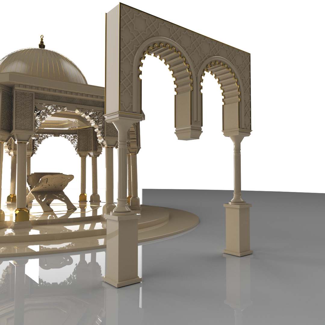 Arc islamic 3D model - TurboSquid 1532922