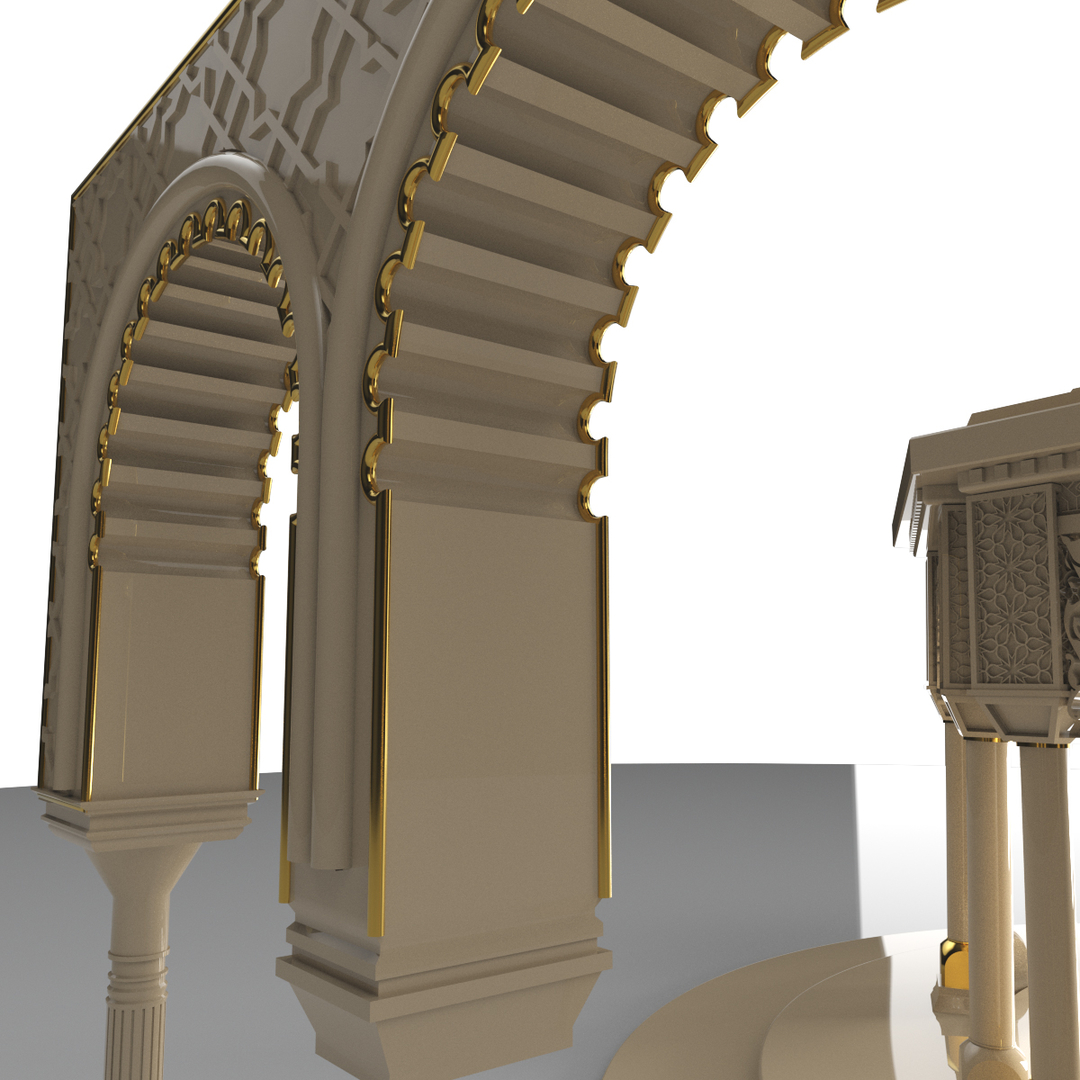 Arc islamic 3D model - TurboSquid 1532922
