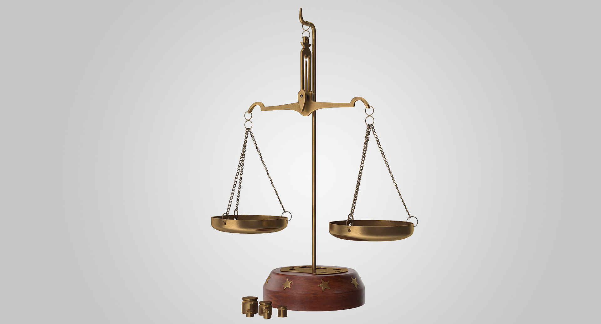Balance scales weights 3D model - TurboSquid 1532985