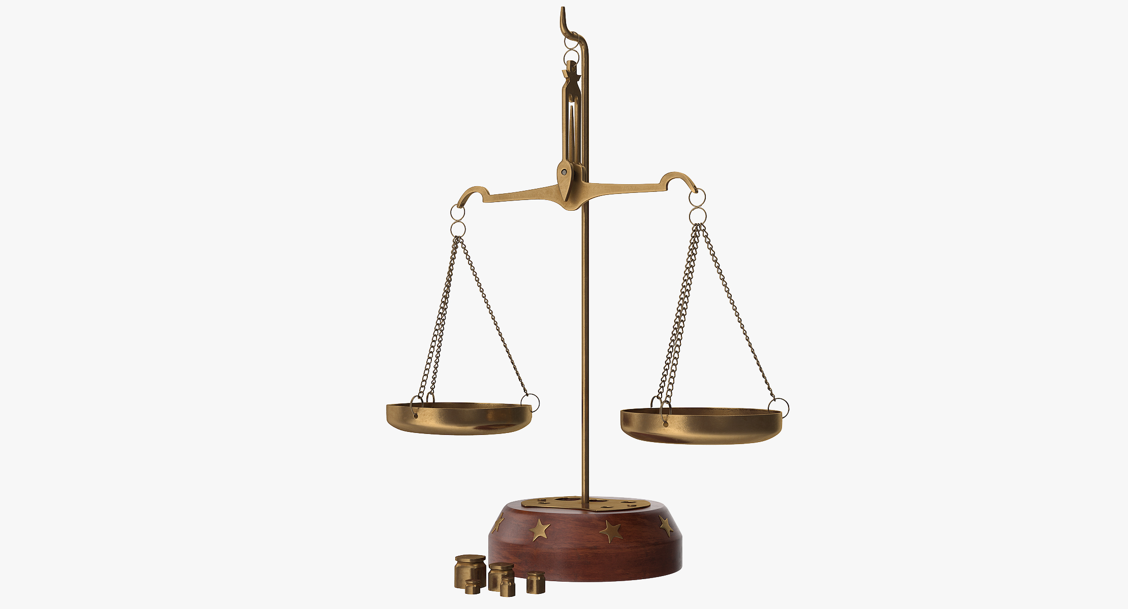 Balance scales weights 3D model - TurboSquid 1532985