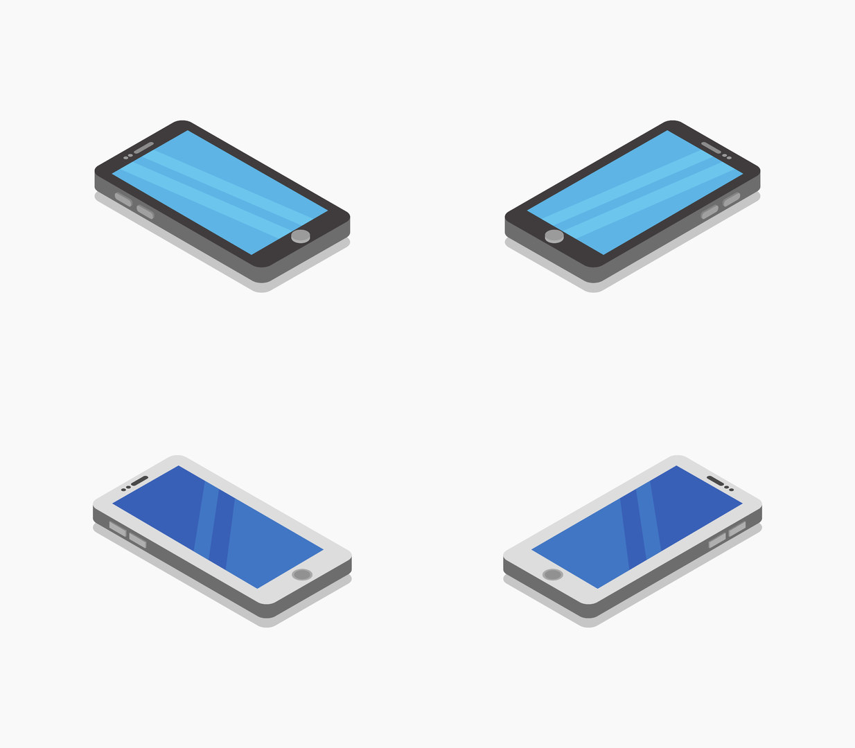 Shapes Encapsulated Postscript isometric smartphone phone