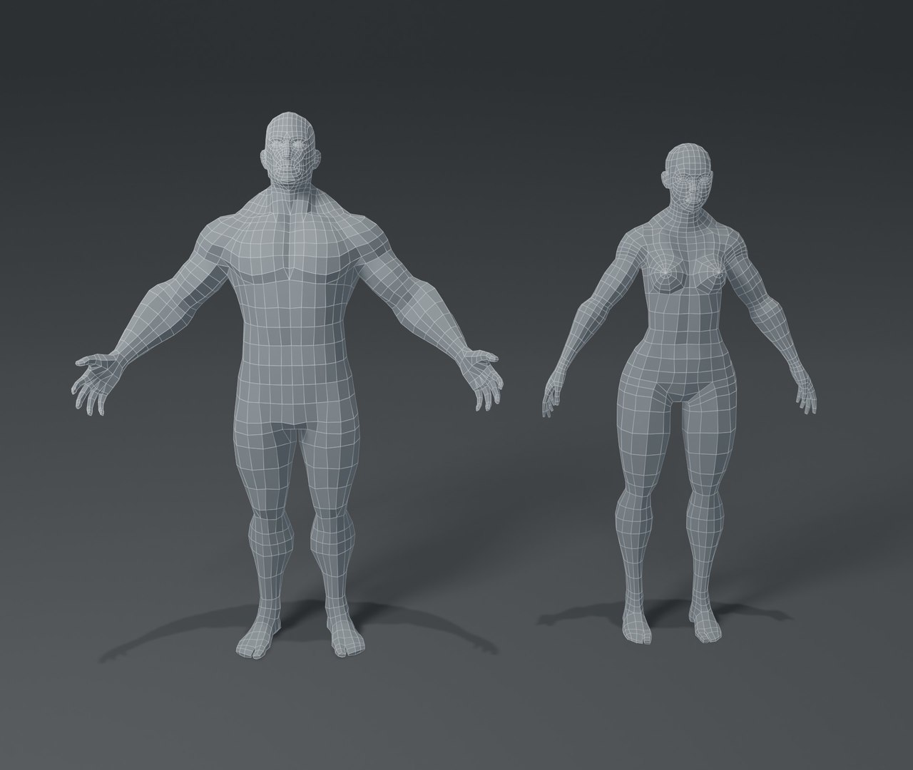 Superhero muscular human male 3D model - TurboSquid 1533436