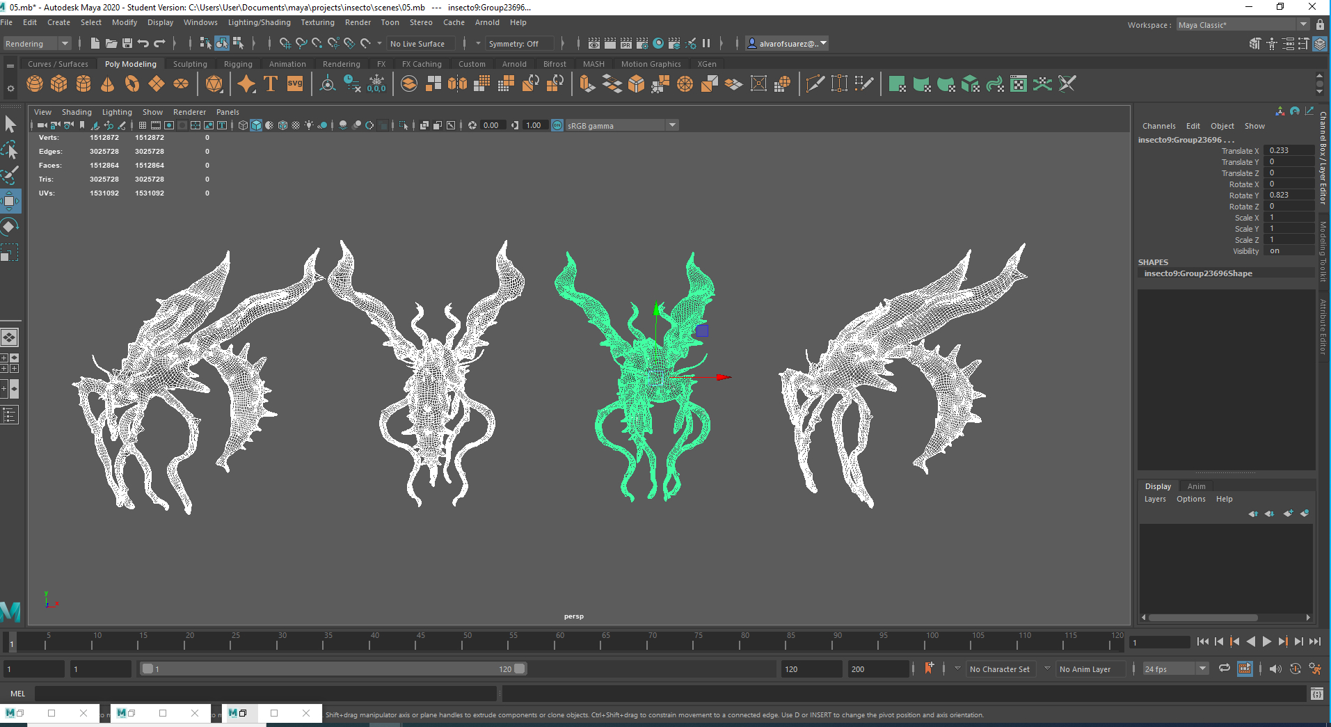 Free insect 3D model - TurboSquid 1533186