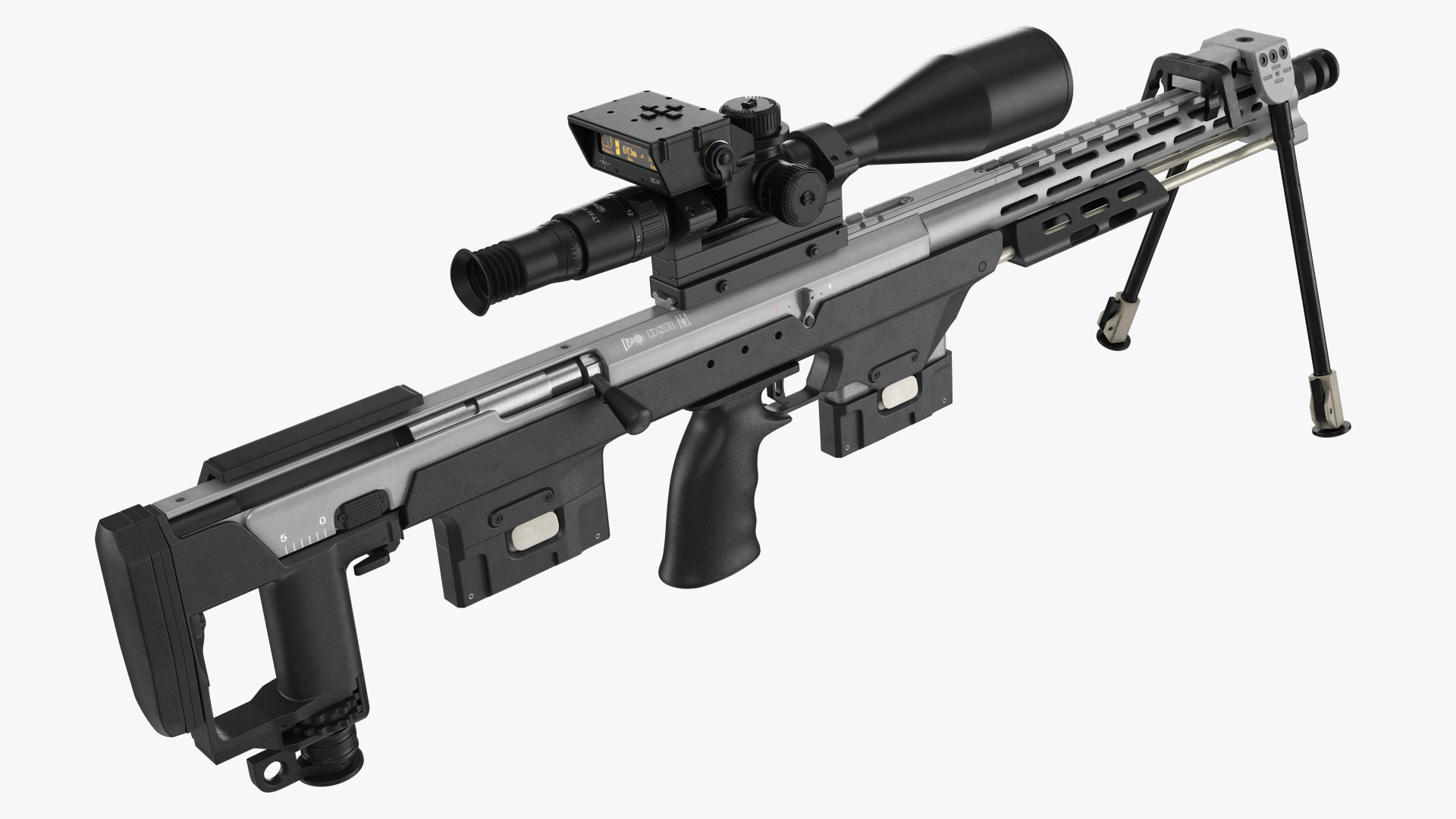 スナイパーライフルDSR-1ヘンソルト3Dモデル - TurboSquid 1533352