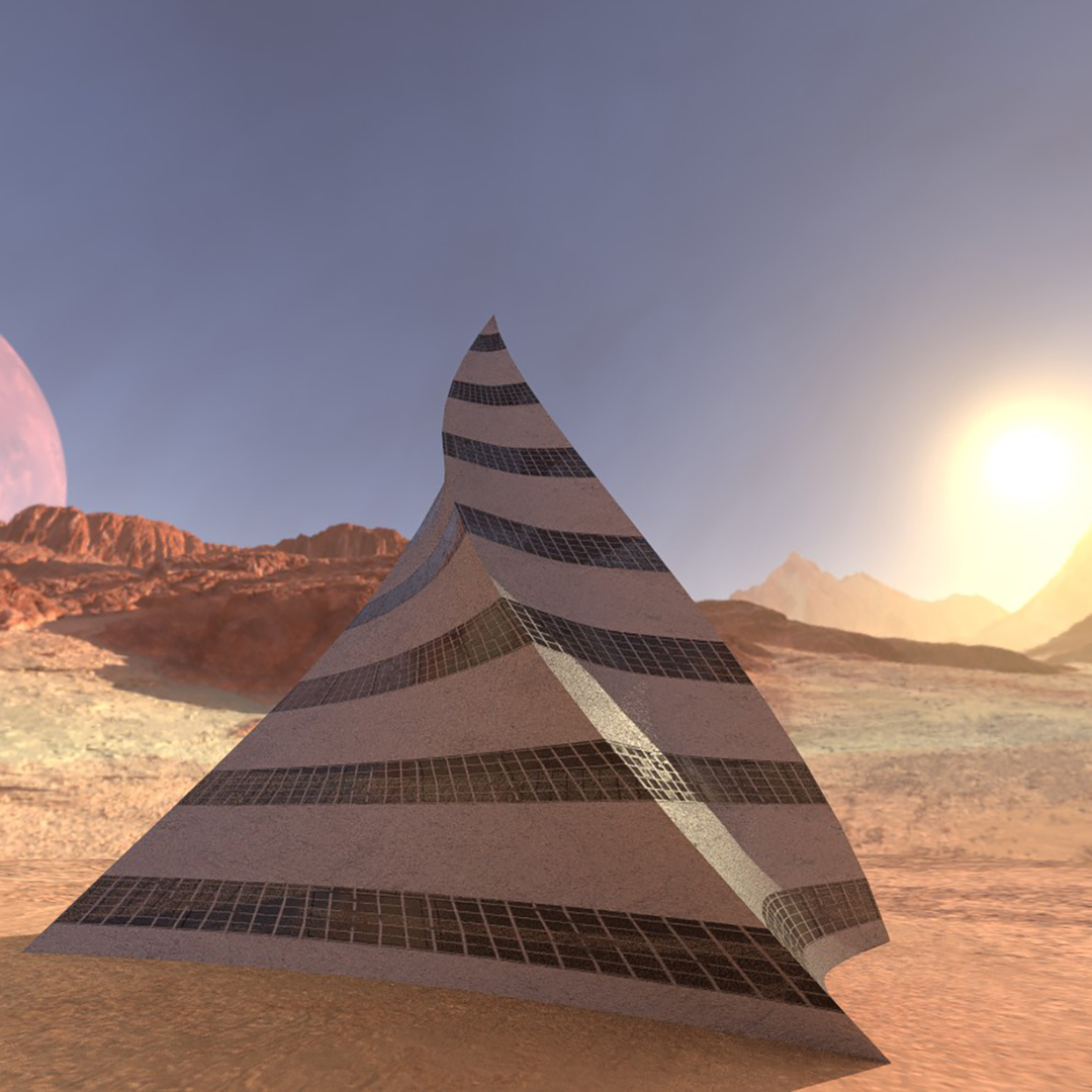 Alien building 3D model - TurboSquid 1533291