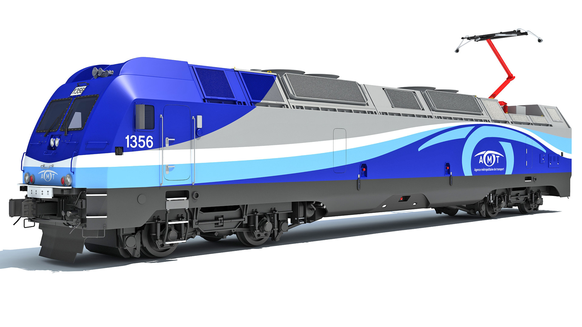 Alp-45dp locomotive train exo 3D model - TurboSquid 1533424