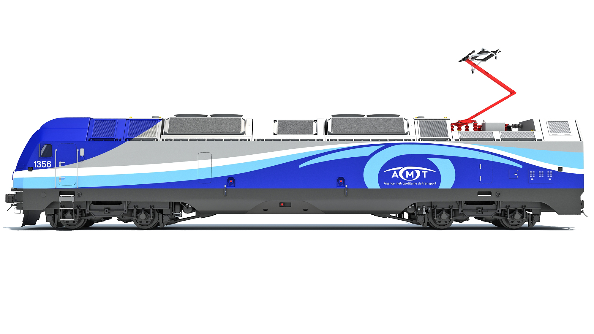 Alp-45dp locomotive train exo 3D model - TurboSquid 1533424
