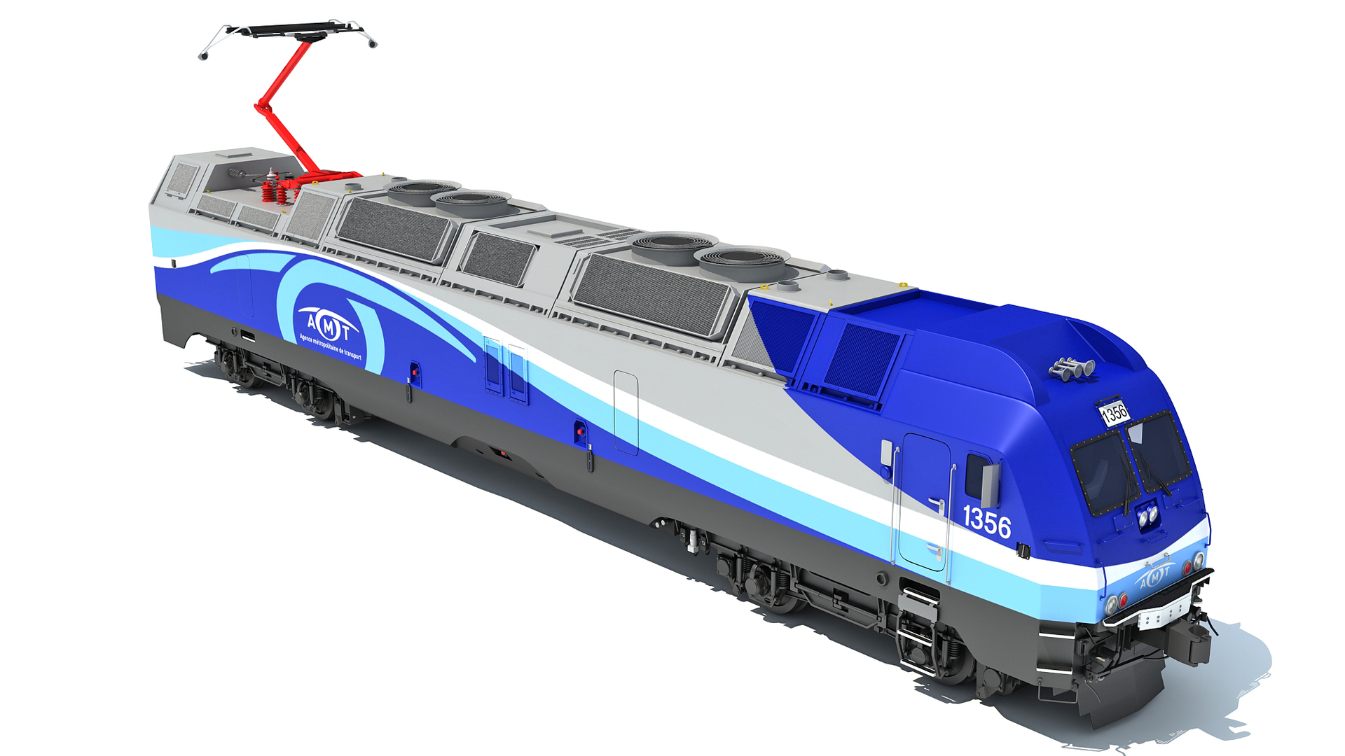 Alp-45dp locomotive train exo 3D model - TurboSquid 1533424