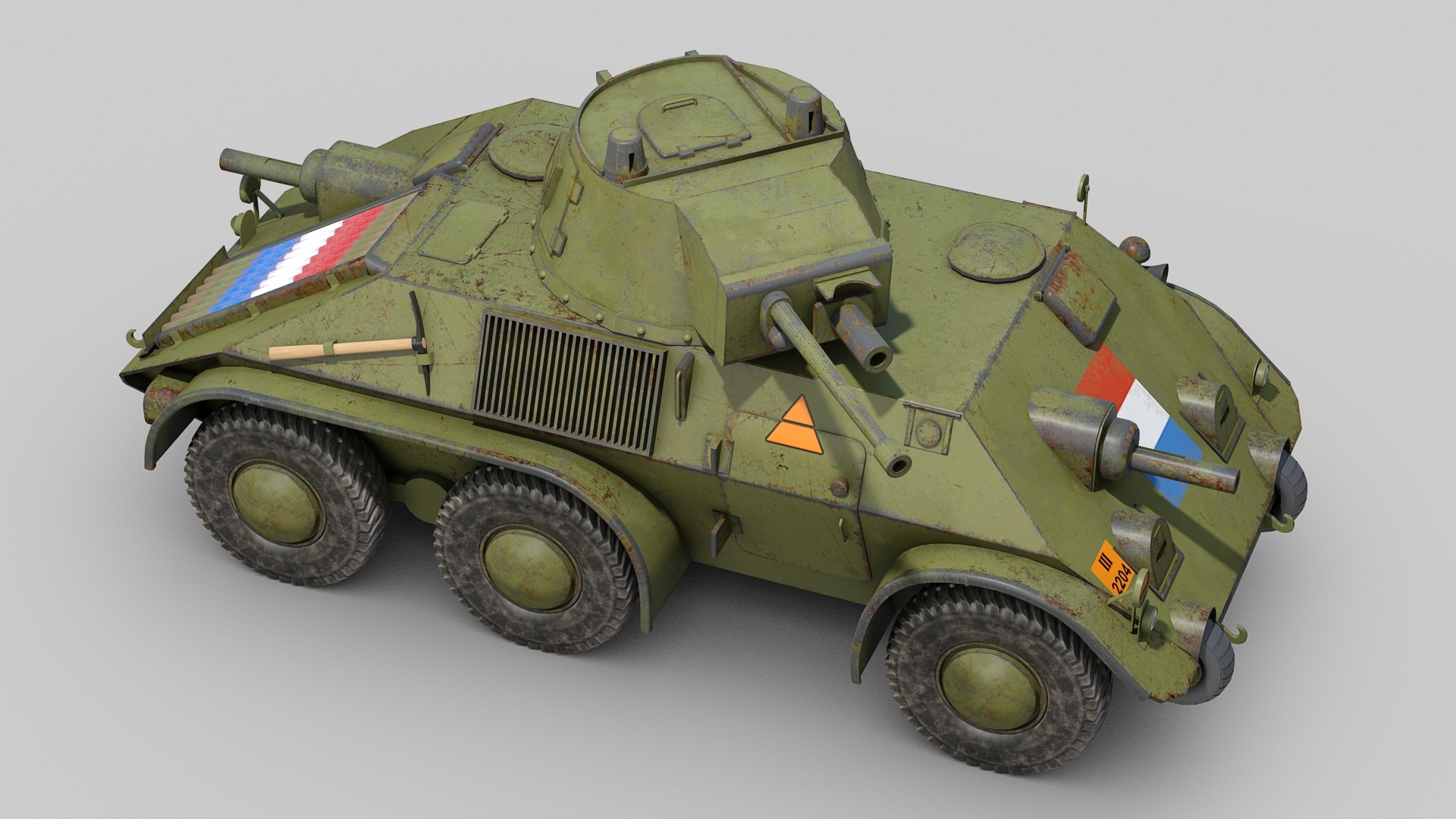 Ww2 daf m39 armored 3D model - TurboSquid 1533467