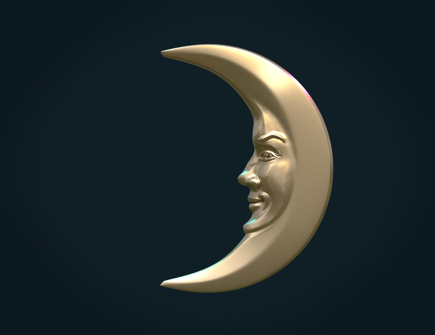 3D crescent relief - TurboSquid 1533613