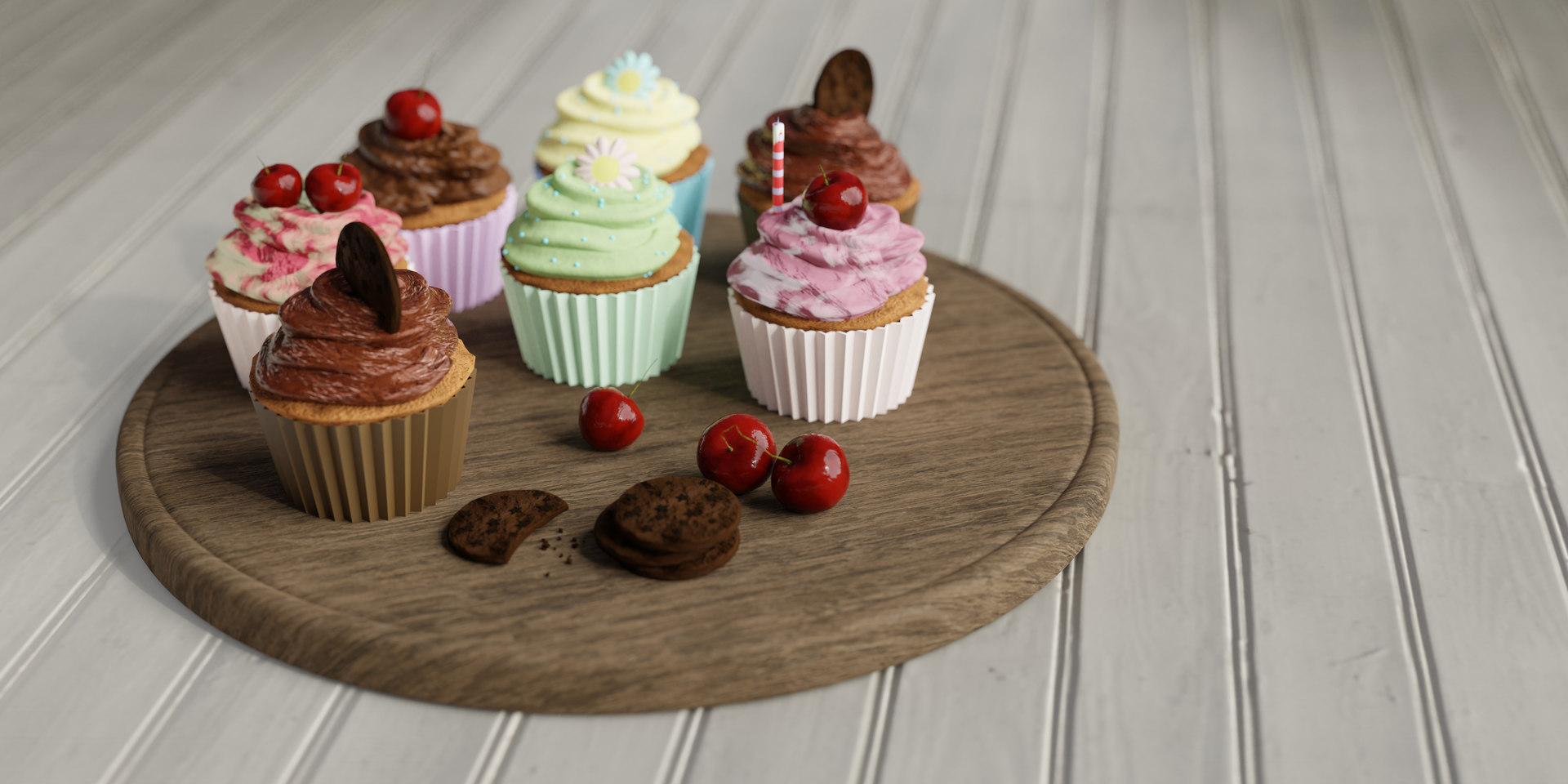 Cupcake 3D model - TurboSquid 1533642