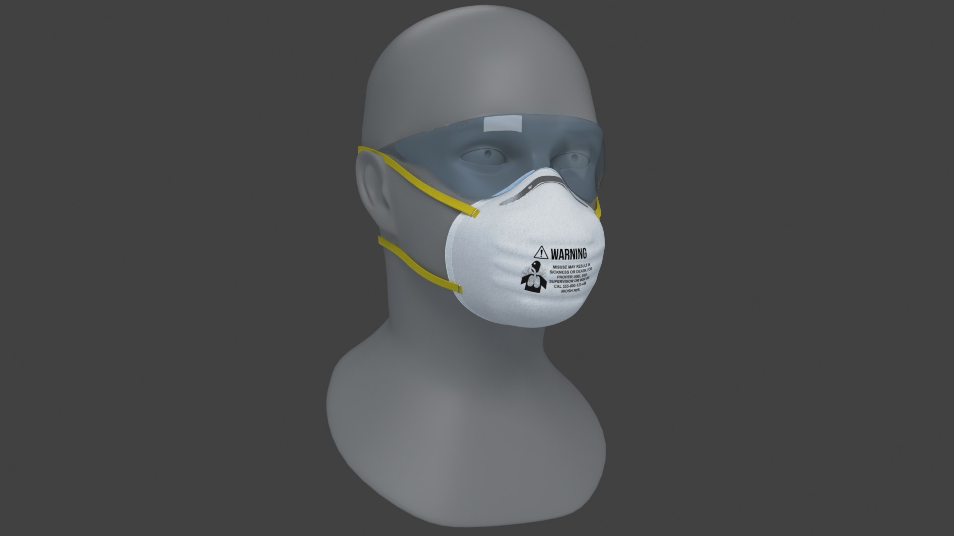 3D model n95 respirators masks face - TurboSquid 1533861