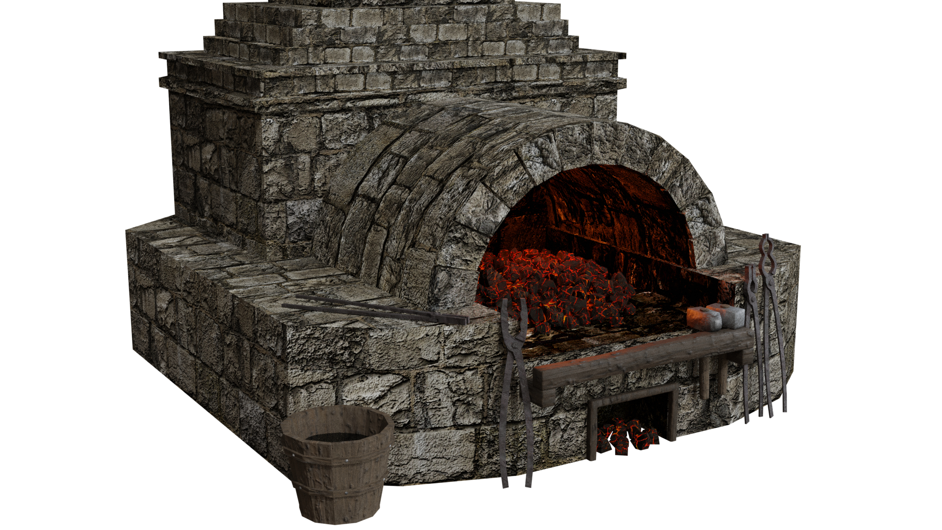 Blacksmith forge 3D - TurboSquid 1533914