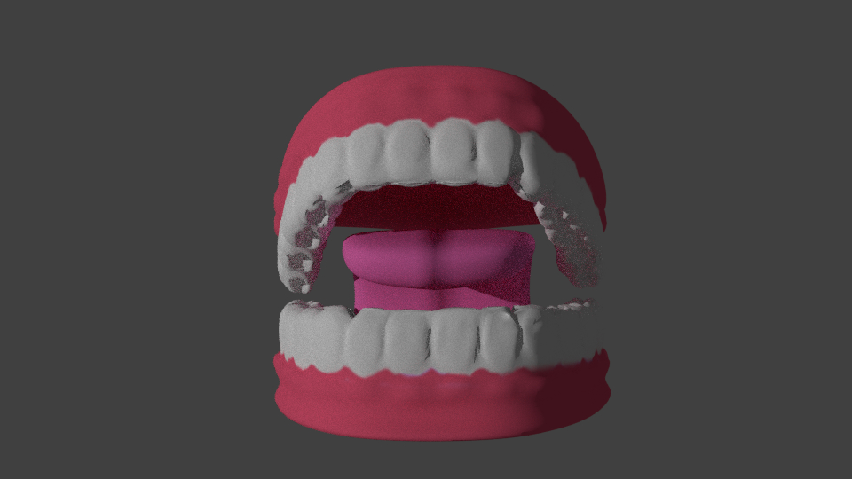 Blender teeth dentures 3D - TurboSquid 1533929