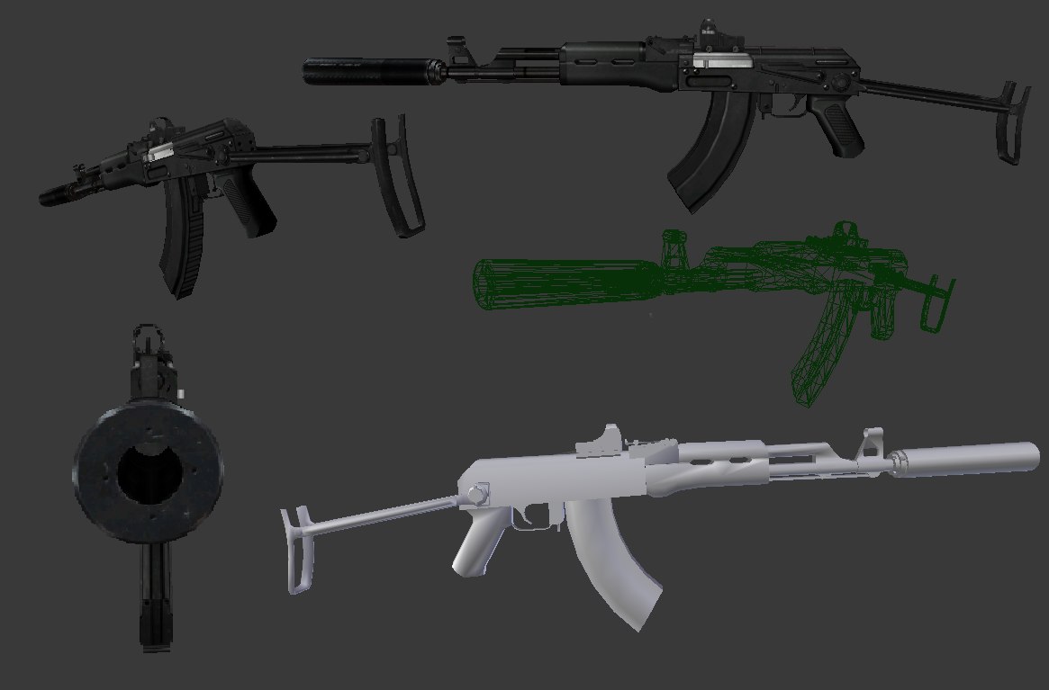 Textura arma model - TurboSquid 1534013
