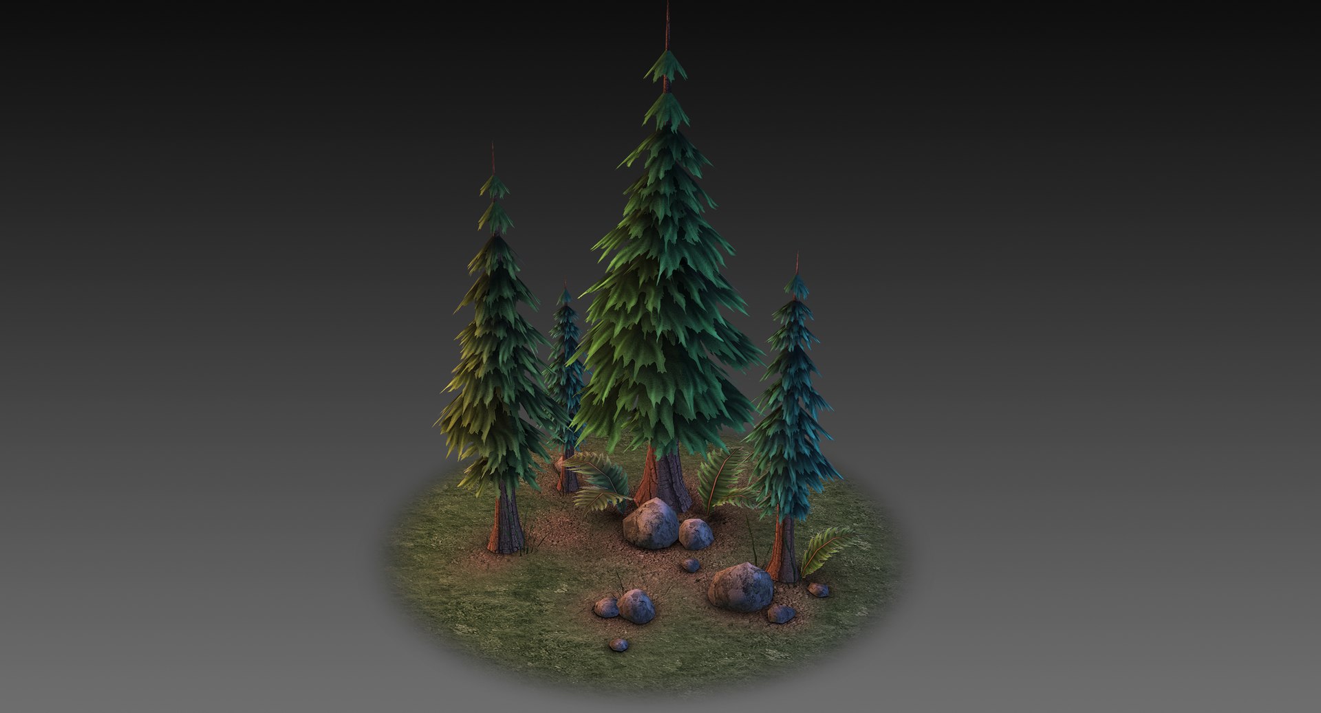 3D model ready forest - TurboSquid 1534055