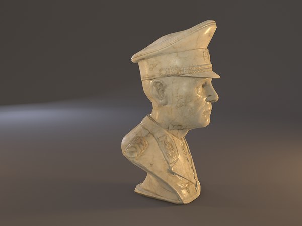 Erwin rommel bust model - TurboSquid 1534148