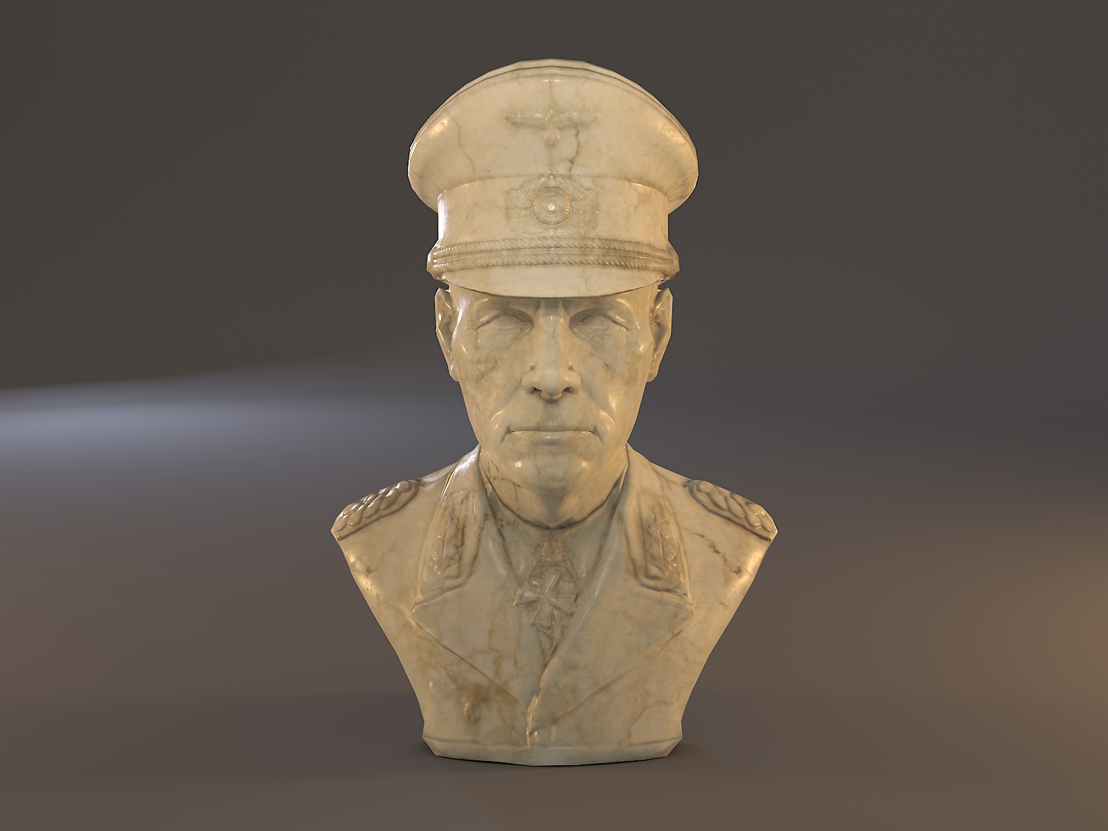 Erwin rommel bust model - TurboSquid 1534148