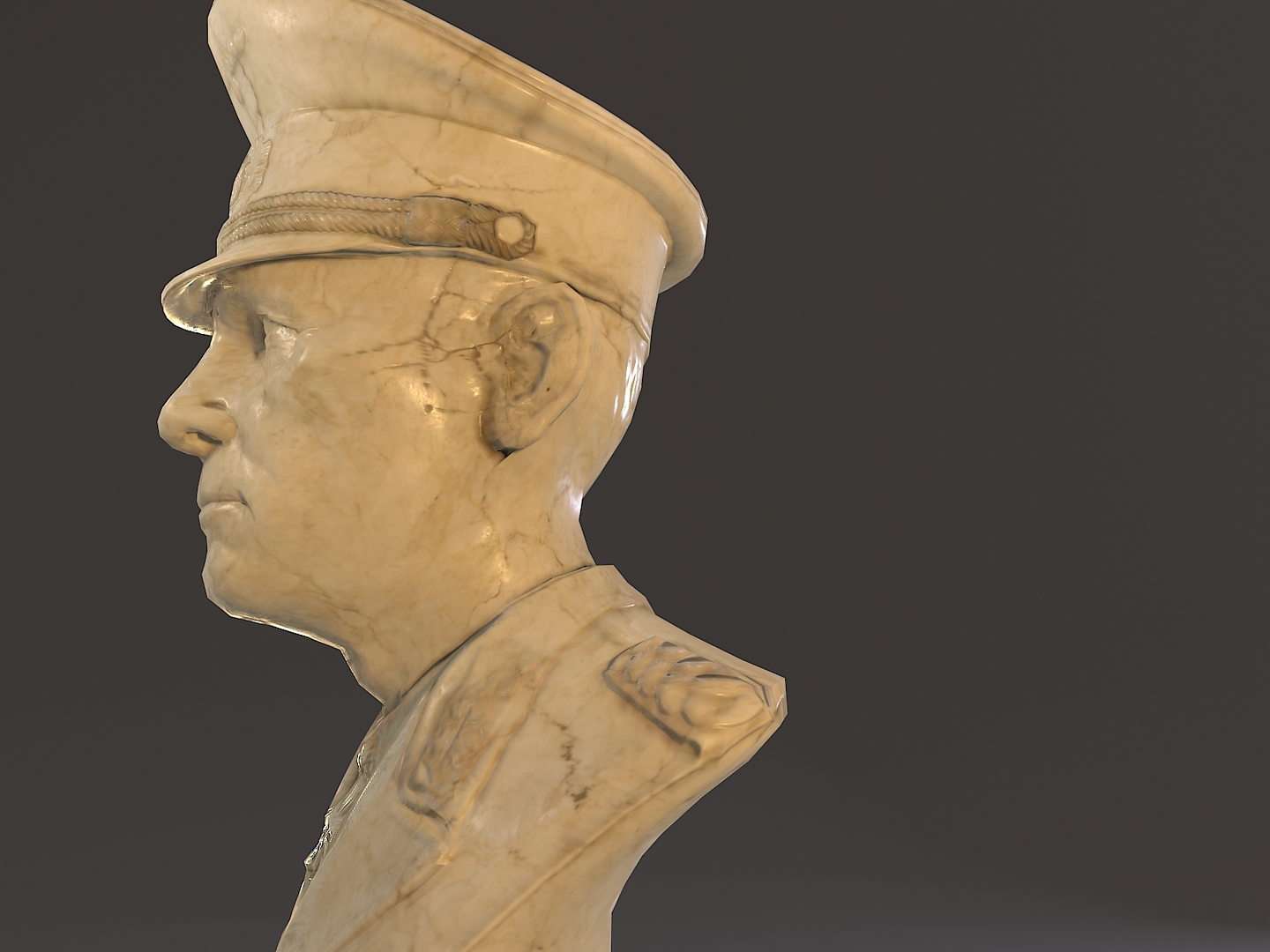 Erwin rommel bust model - TurboSquid 1534148