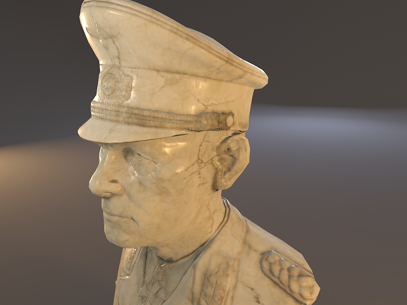 Erwin rommel bust model - TurboSquid 1534148