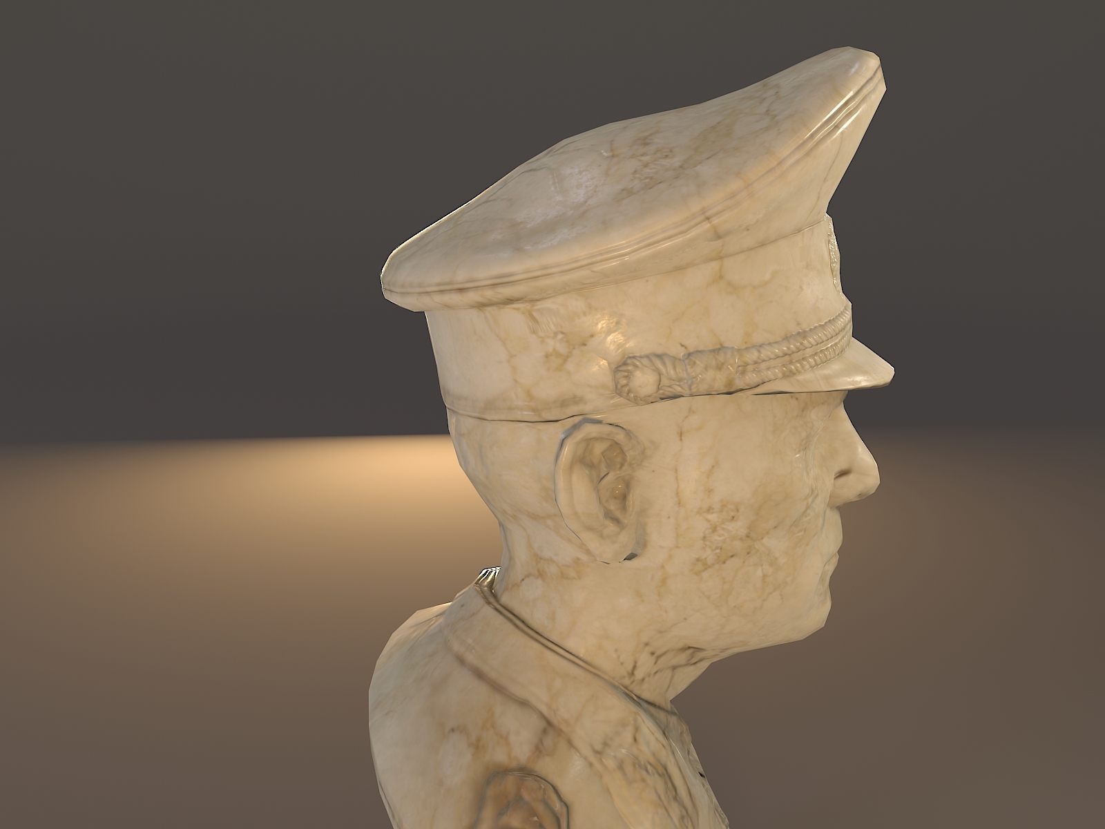 Erwin rommel bust model - TurboSquid 1534148