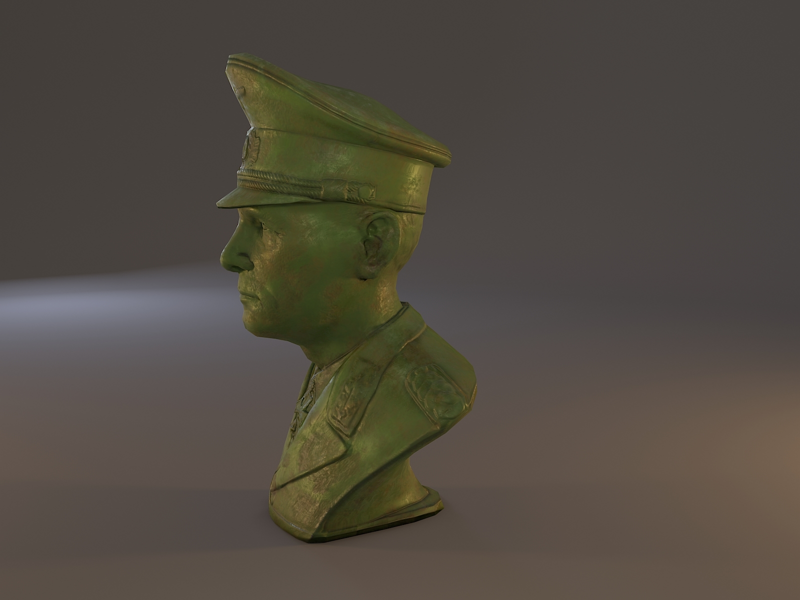 Erwin rommel bust model - TurboSquid 1534148