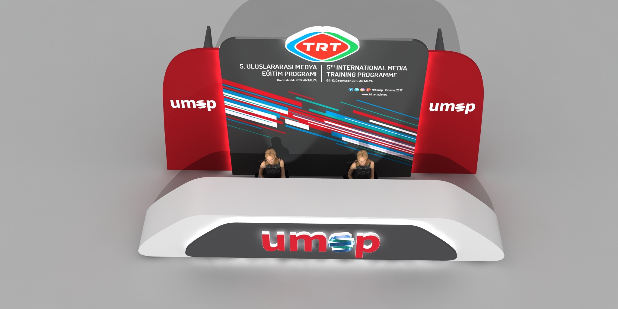 Registration desk meeting 3D model - TurboSquid 1534163