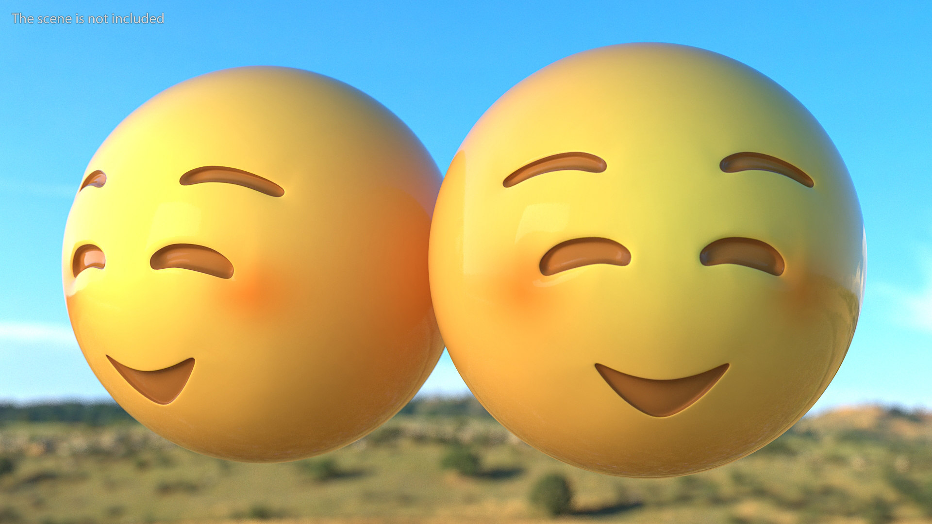 3D model shy emoji - TurboSquid 1534678