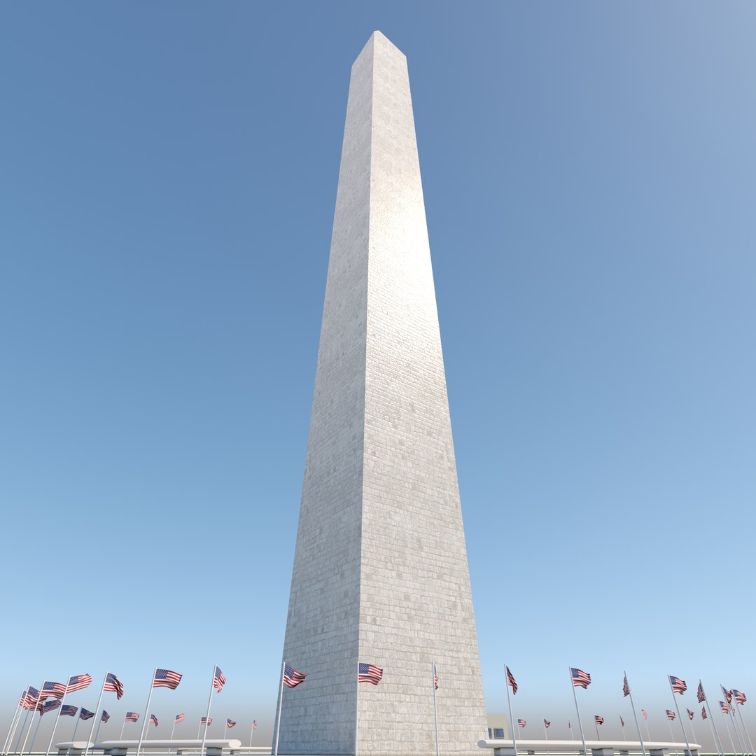 Washington monument 3D model - TurboSquid 1534275