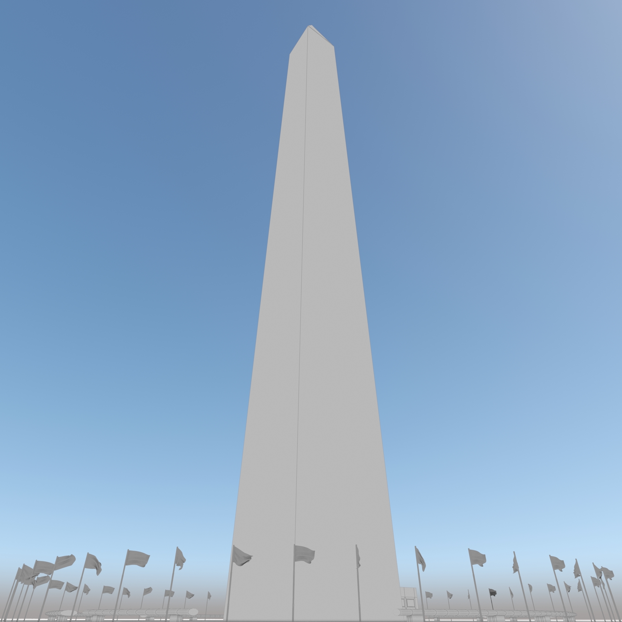 Washington monument 3D model - TurboSquid 1534275