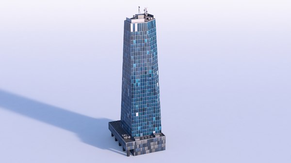 Skyscraper buildings 3D model - TurboSquid 1534610