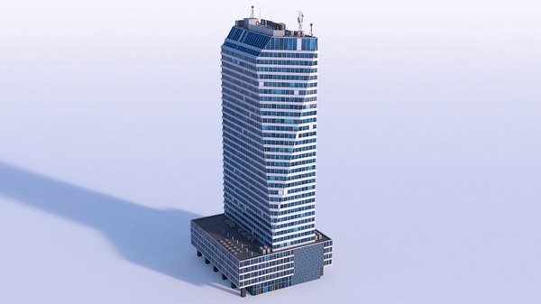 Skyscraper buildings 3D model - TurboSquid 1534610