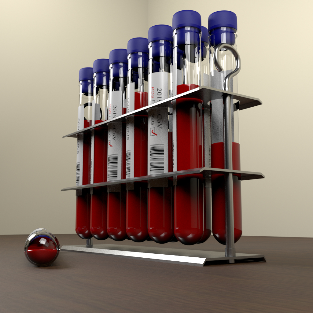 3D test tubes - TurboSquid 1534434