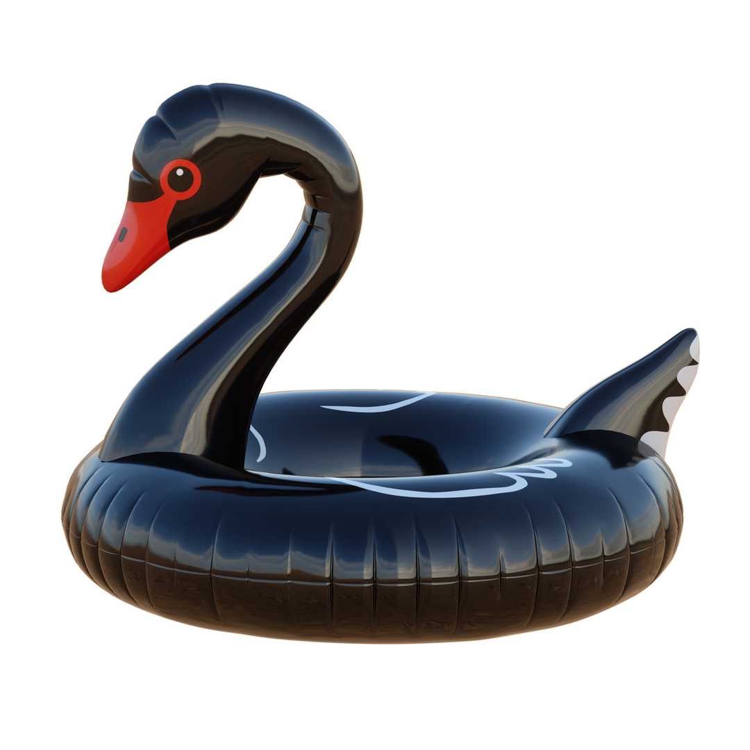 3D inflatable pool black swan - TurboSquid 1534507