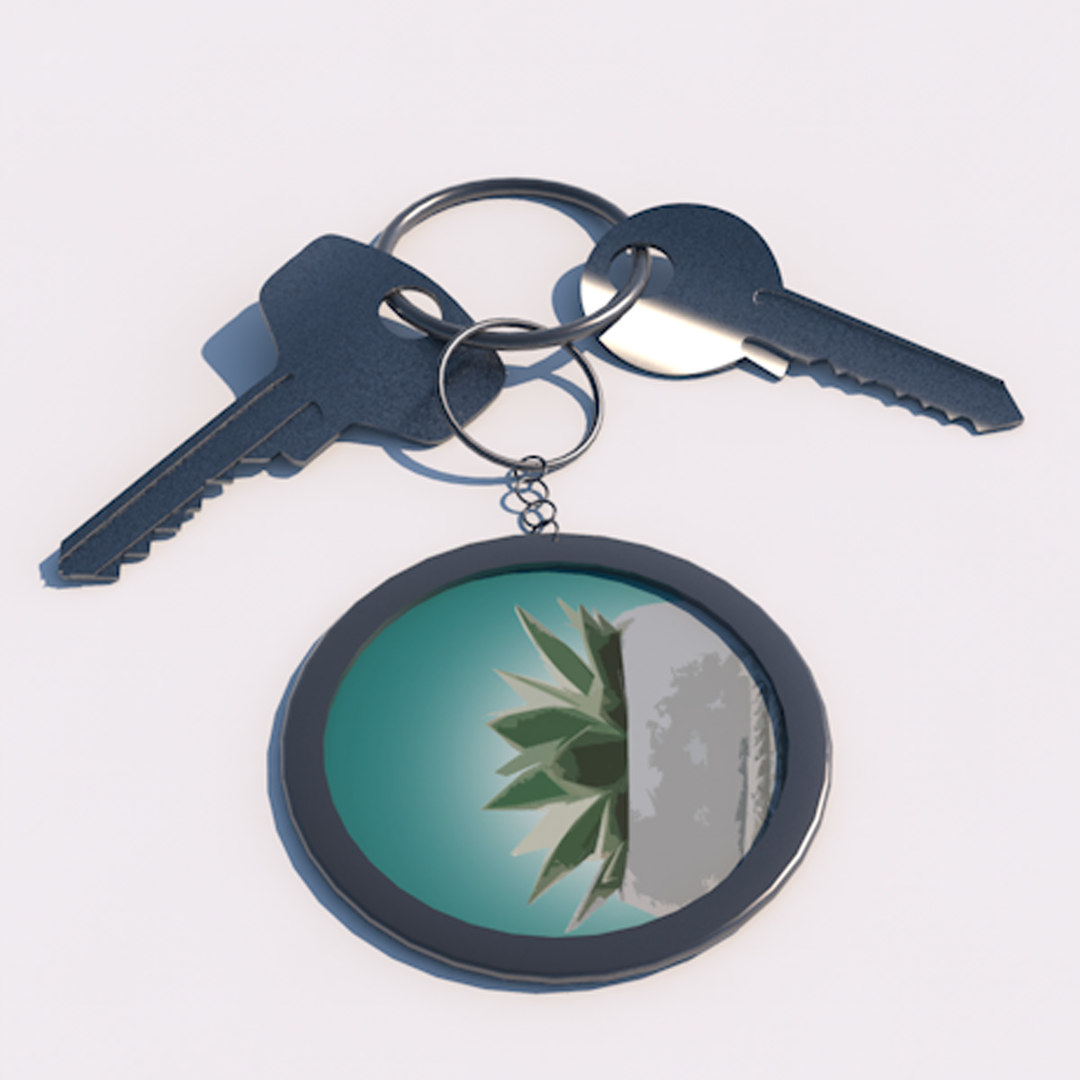 3D keychain keys - TurboSquid 1534664