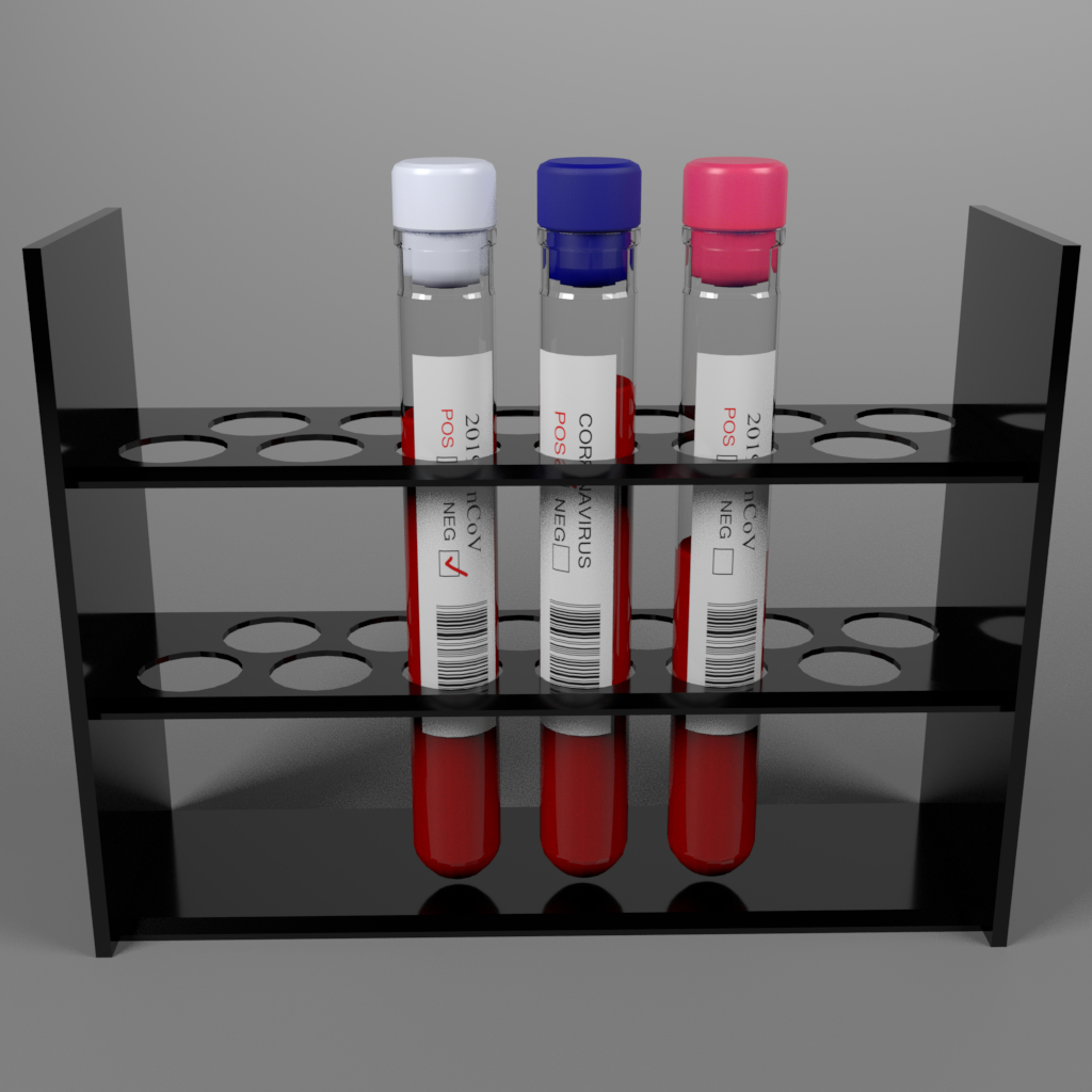3D test tubes - TurboSquid 1534434