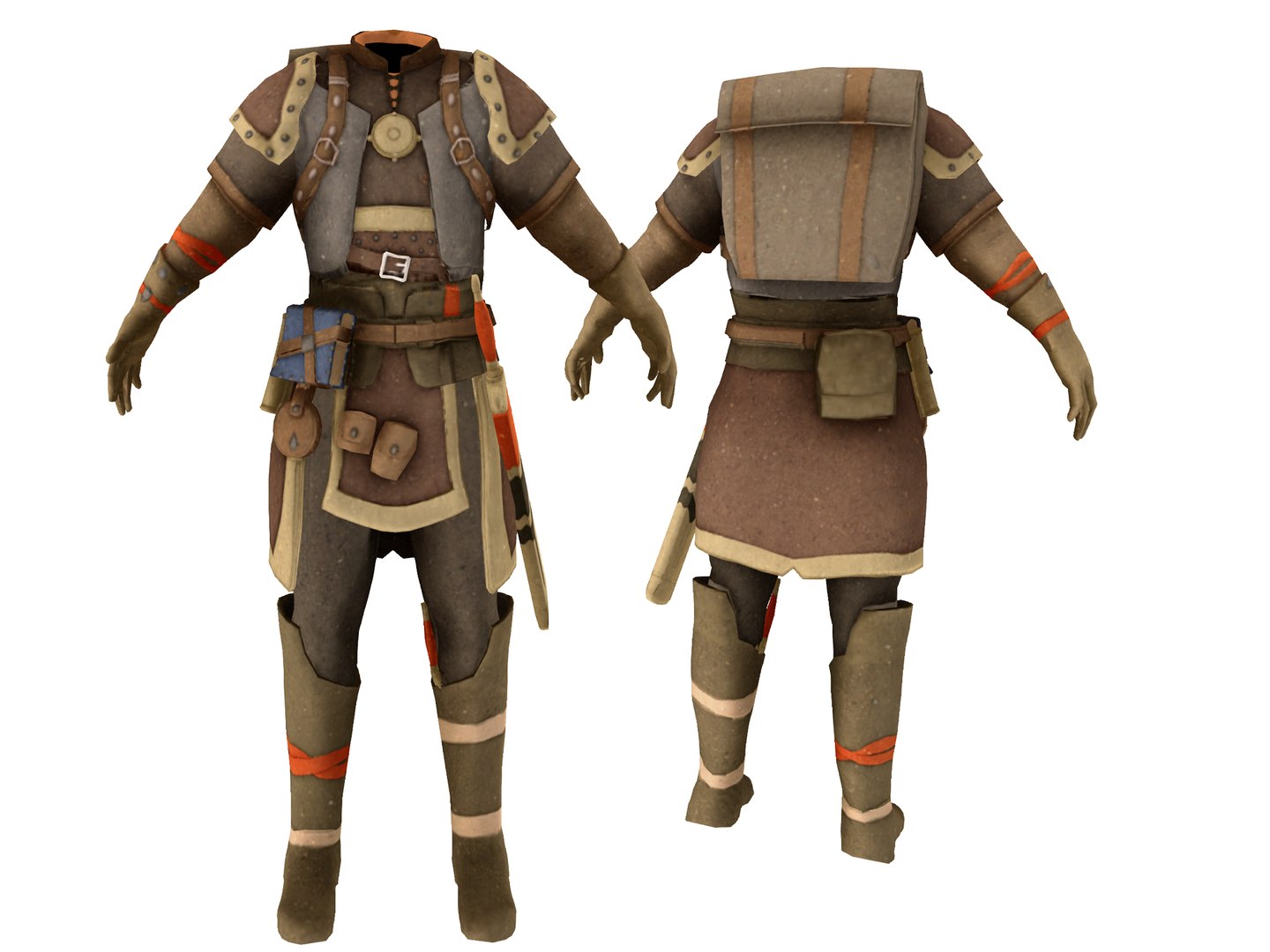 3D medieval human ranger explorer - TurboSquid 1534765