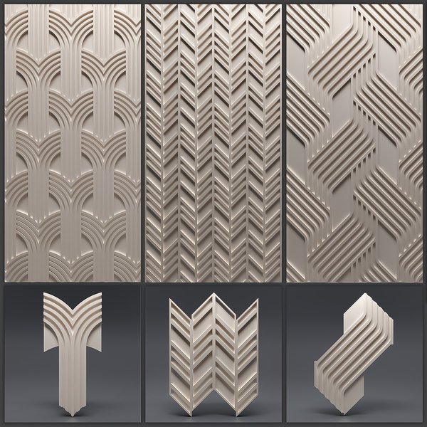 3D model decorative partitions patterns - TurboSquid 1351897