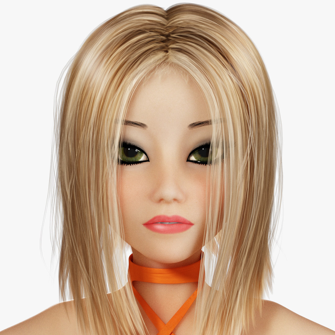 Female character 3D model - TurboSquid 1534944