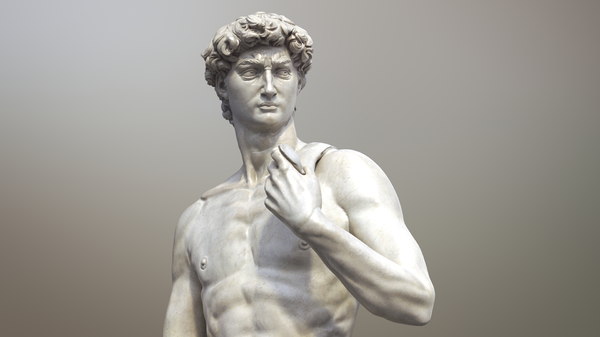 David statue 3D model - TurboSquid 1334758