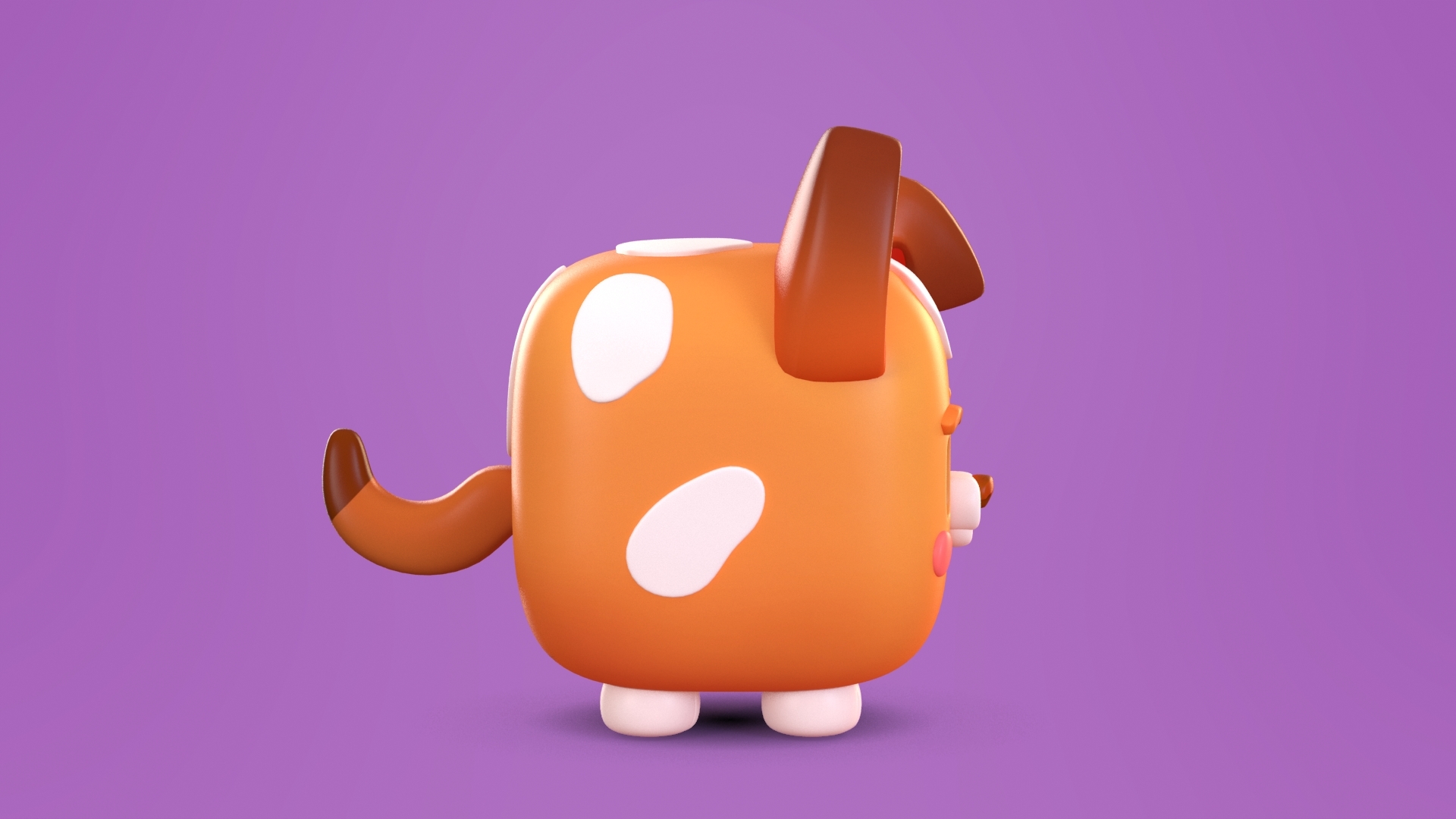 Cute cartoon dog 3D - TurboSquid 1535162