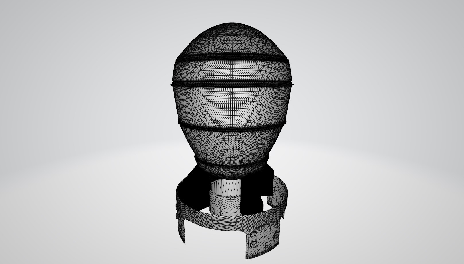 modèle 3D de Fat Man Bomb Newclear Fallout - TurboSquid 1535220