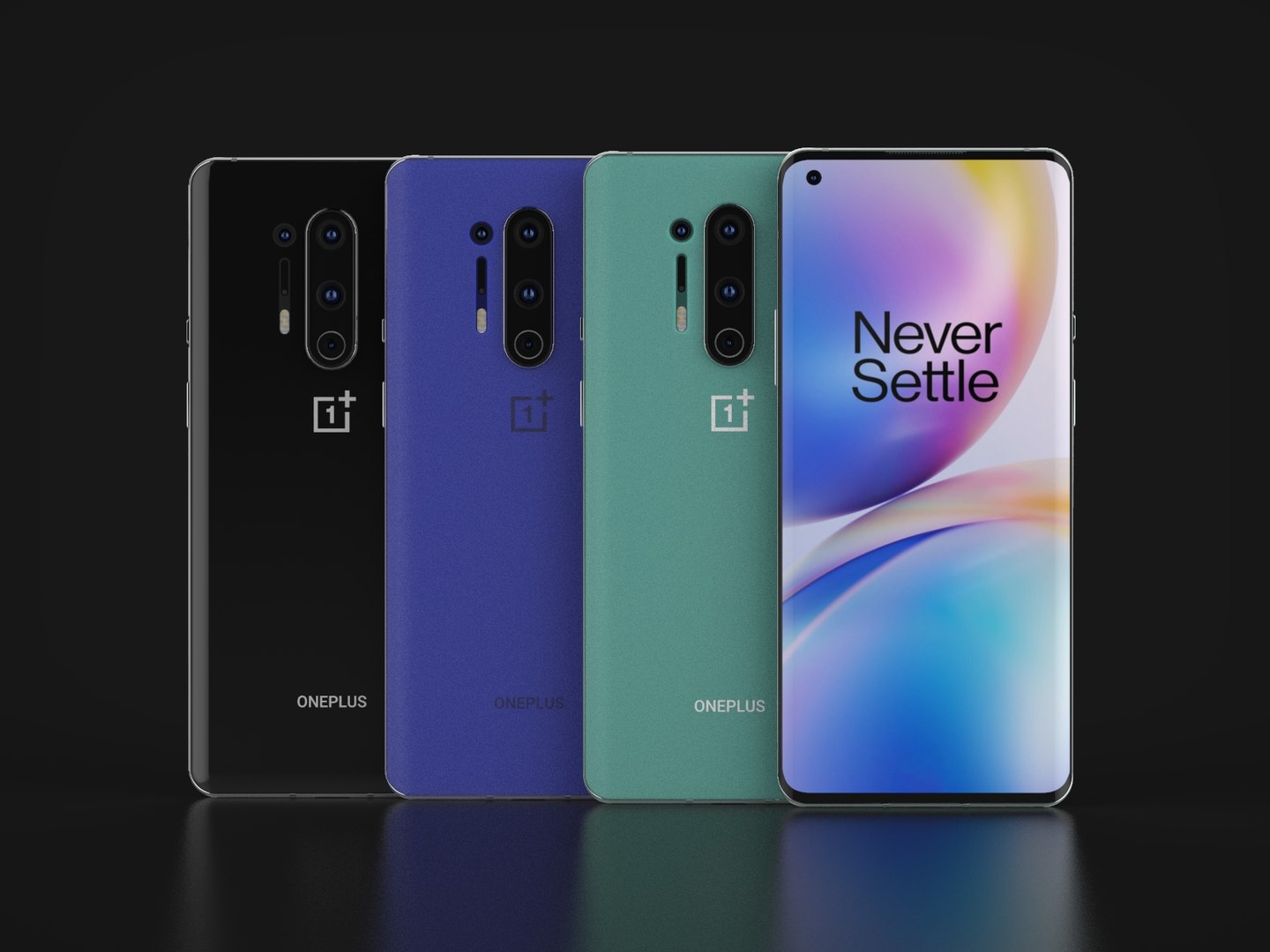 Oneplus 8 pro colors 3D model - TurboSquid 1535245